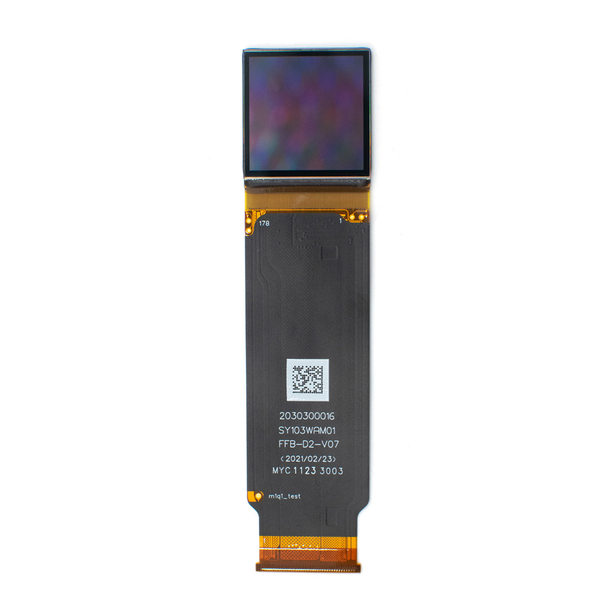 A 1-inch screen with over 2K resolution