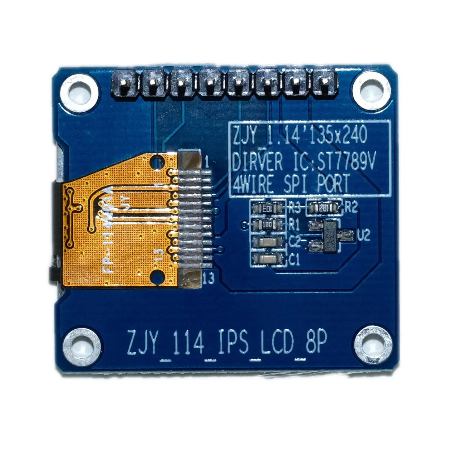 1.14 inch IPS Display 240x135 with SPI - DisplayModule