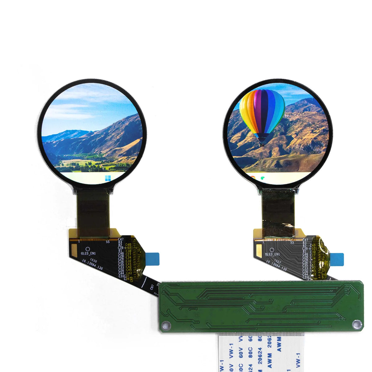 Round LCD OLED Display Arduino Circular Screen